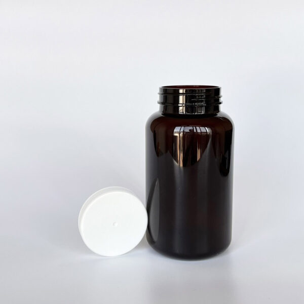 茶色一般蓋錠劑瓶 400ml PETG瓶 | 新瓶契合 | 保健食品瓶專賣｜塑膠瓶批發零售